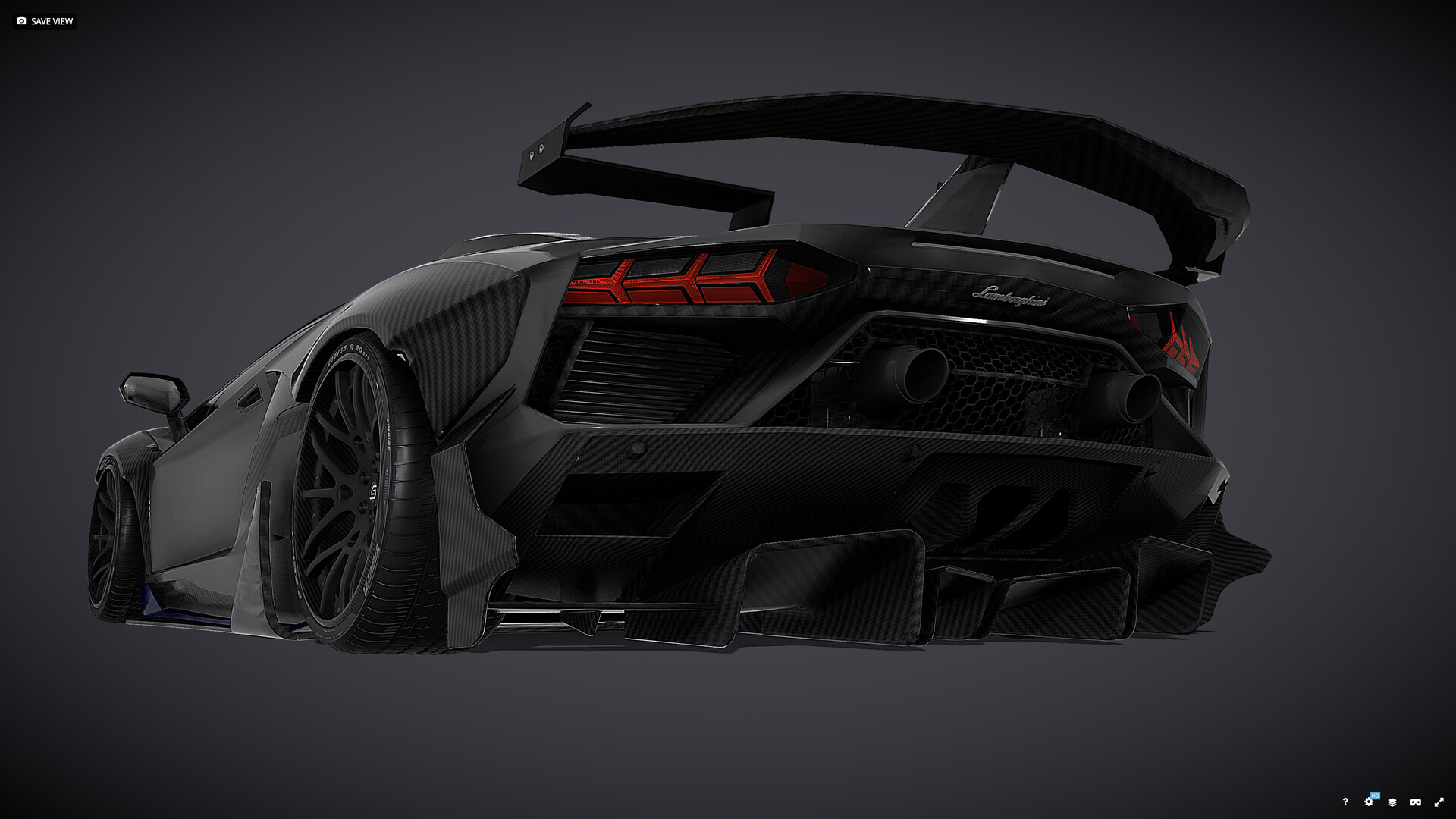 ArtStation - Lamborghini Aventador SVJ Black-Ghost - SDC PERFORMANCE