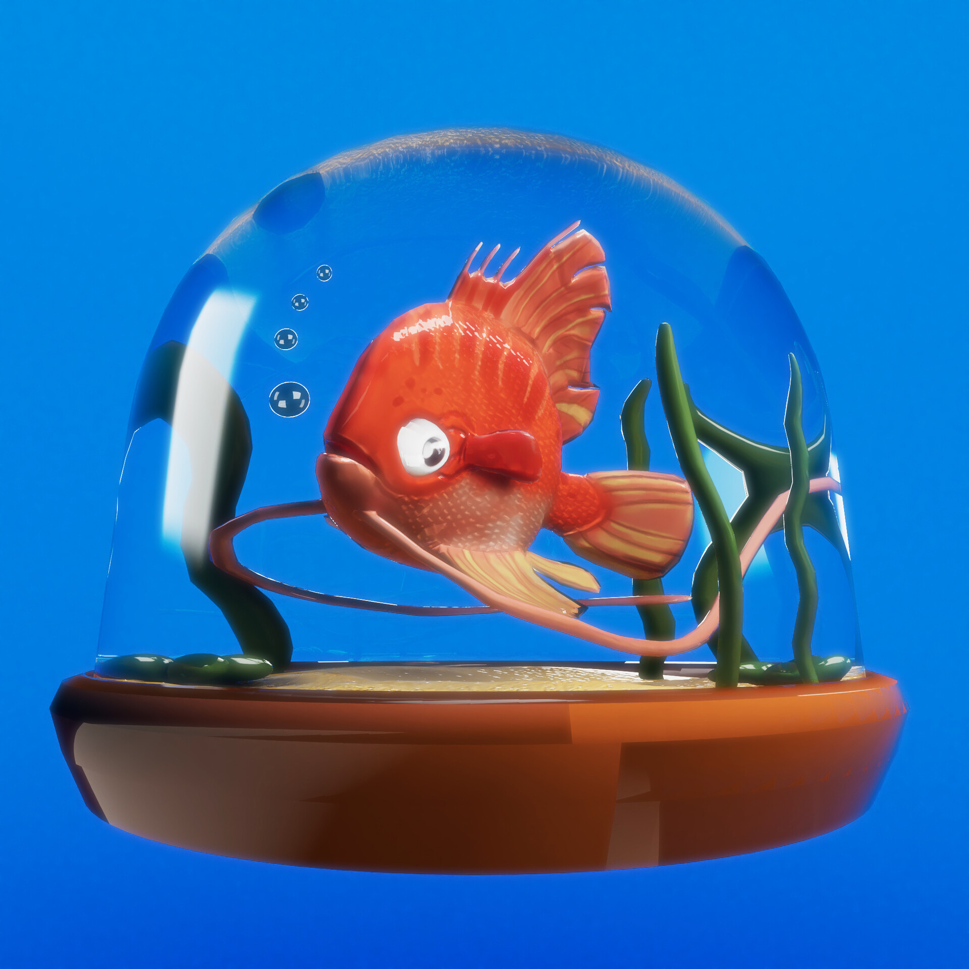 ArtStation - Stylized Fish Diorama