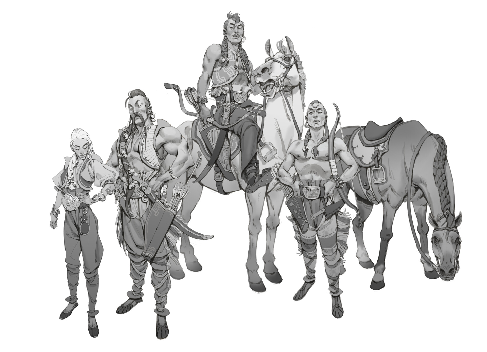 ArtStation - The Dothraki, ASoIaF