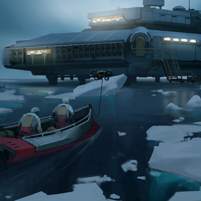 ArtStation - Freezing Moon