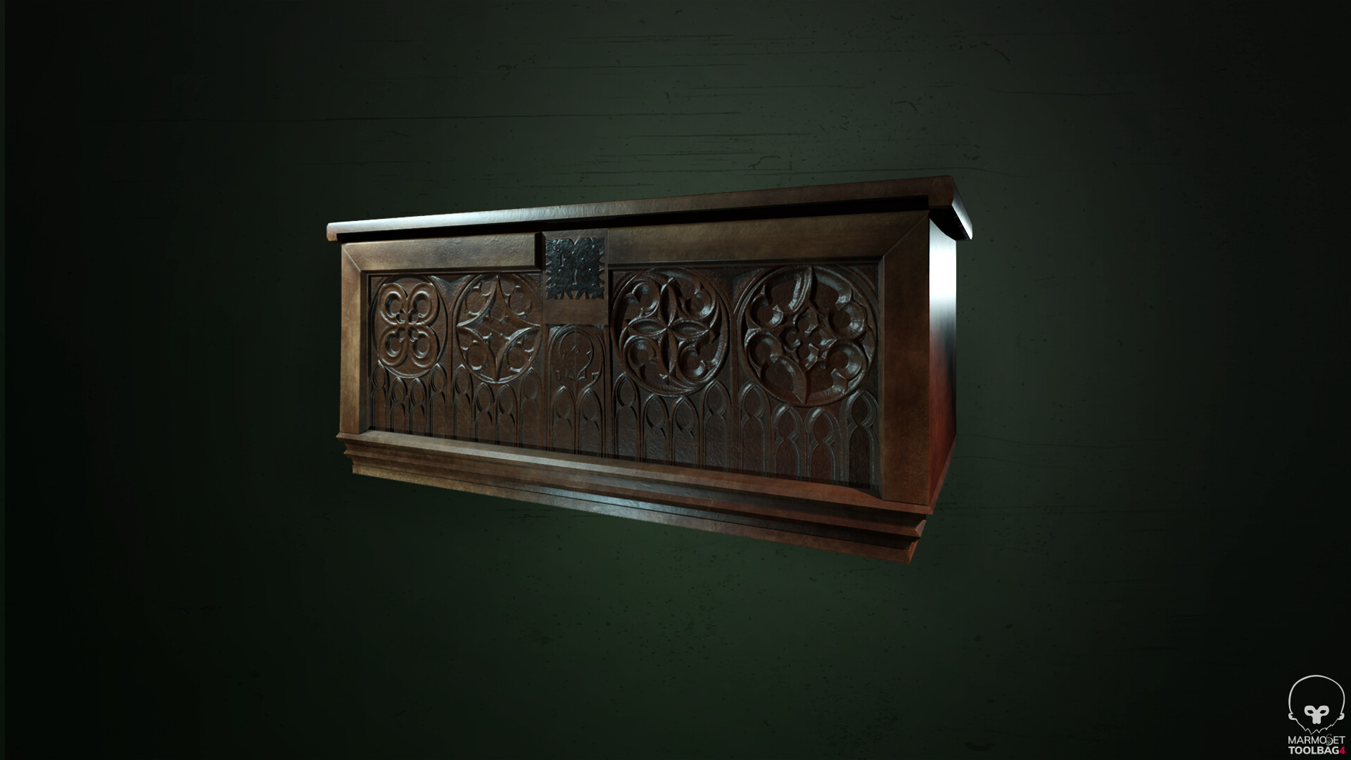 ArtStation - Gothic Chest (15th or 16th century)