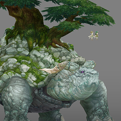 ArtStation - Alligator Snapping Turtle / Low Poly