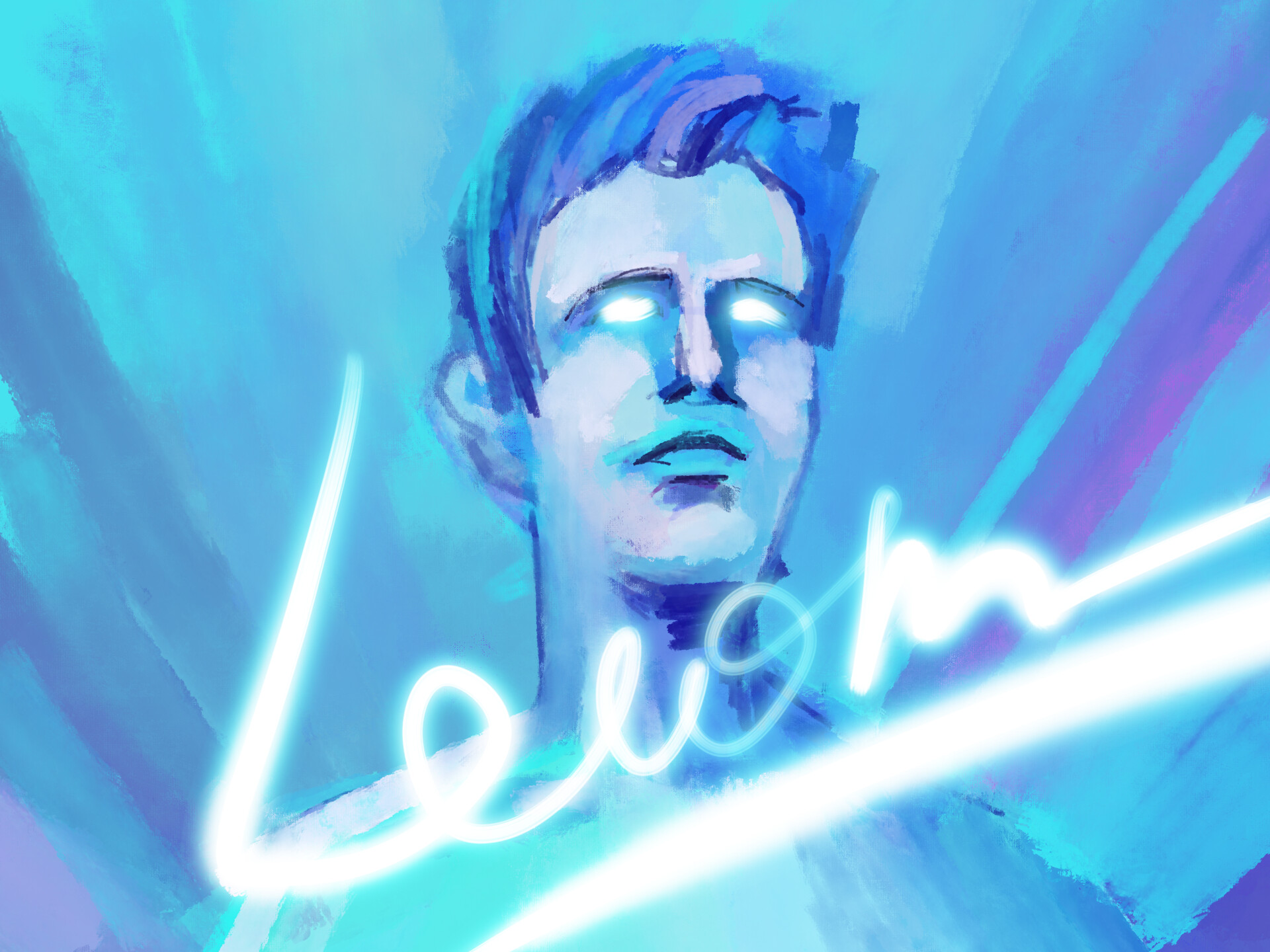 ArtStation - Neon Leon