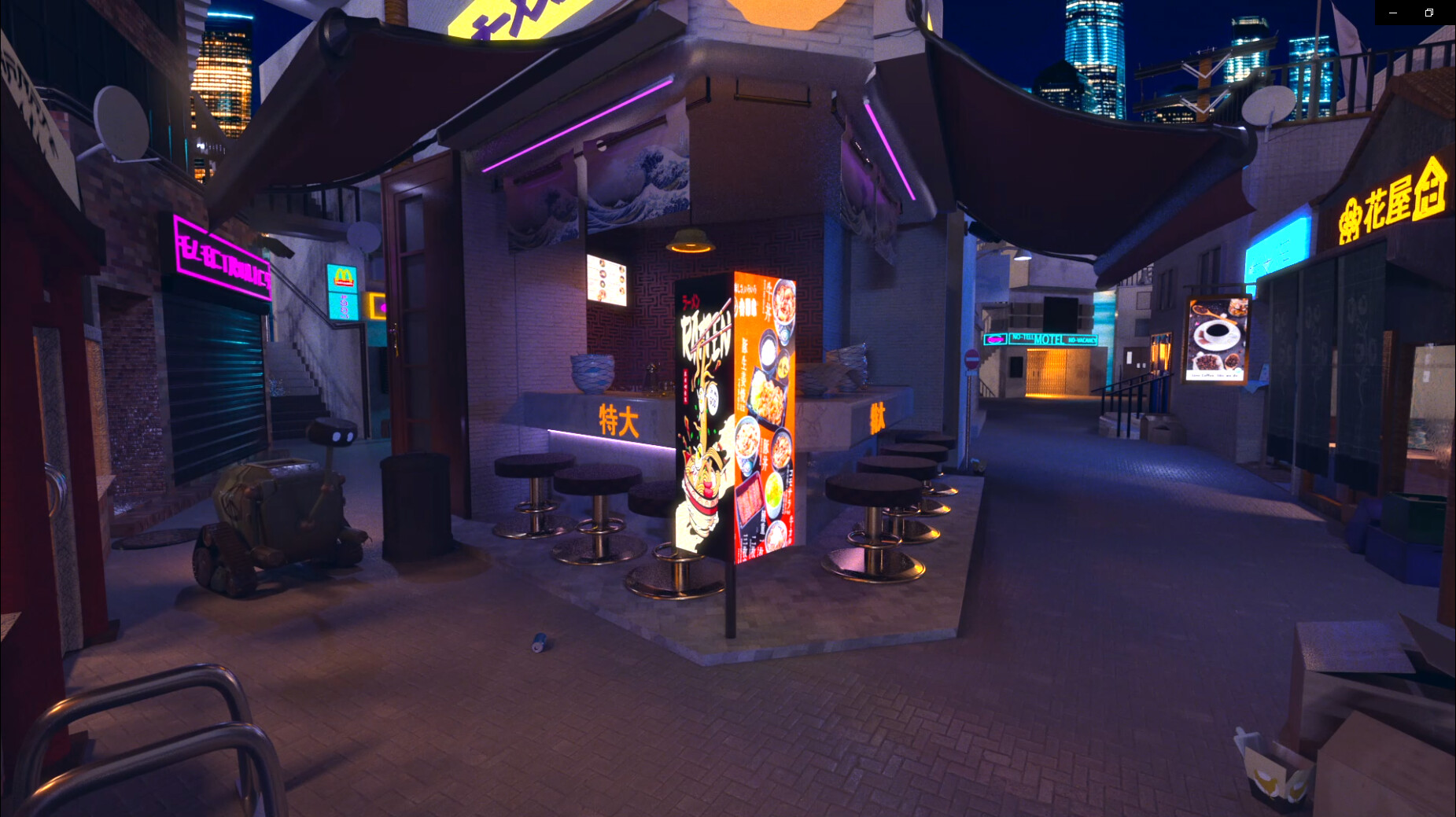 ArtStation - Neo Tokyo Group Project Year 1