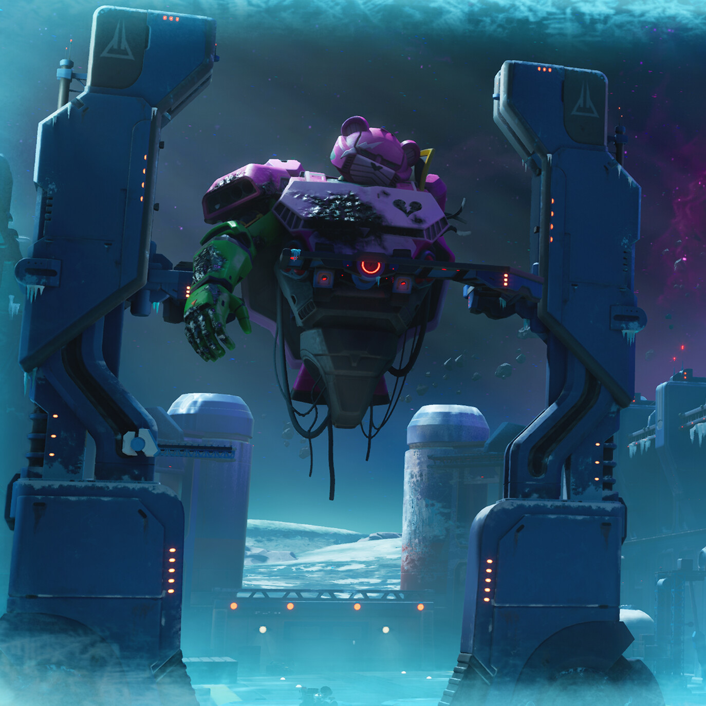 ArtStation - Fortnite - Collision Lobby Renders