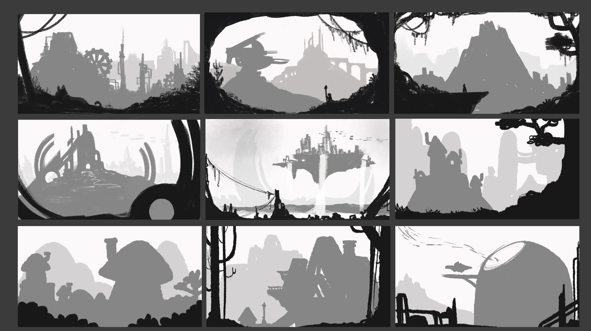 ArtStation - Environmental Concept Art WIP