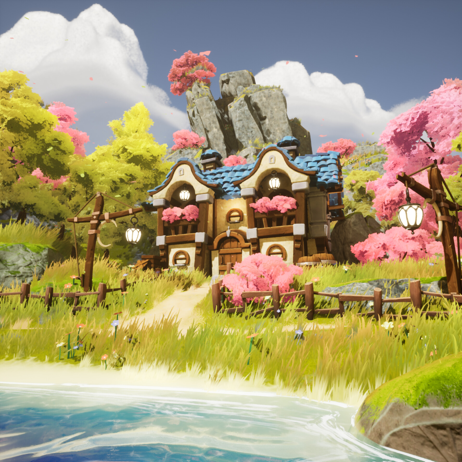 ArtStation - Elven Cottage