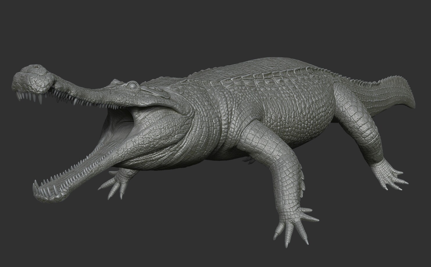 ArtStation - FACTS Dinosaurs - Sarcosuchus imperator