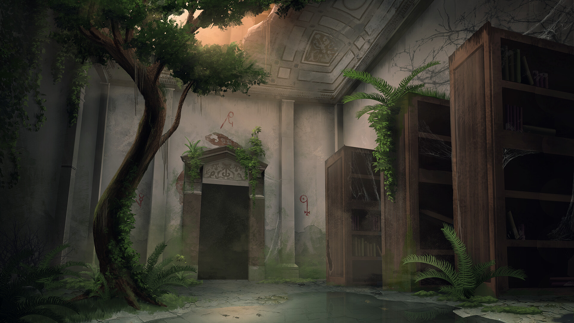 ArtStation - The Sunken Library