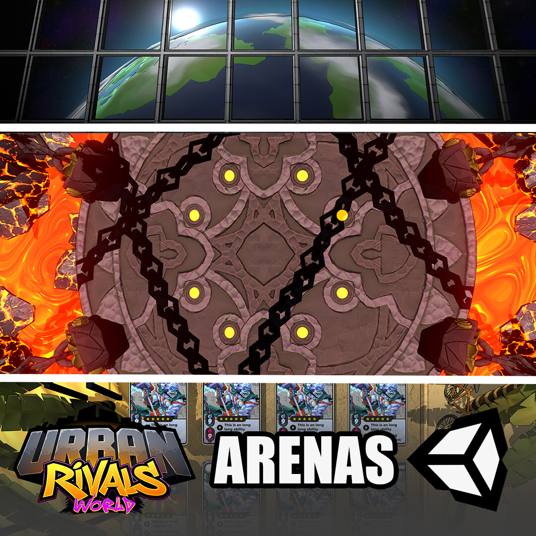 ArtStation - Urban Rivals World - Arenas