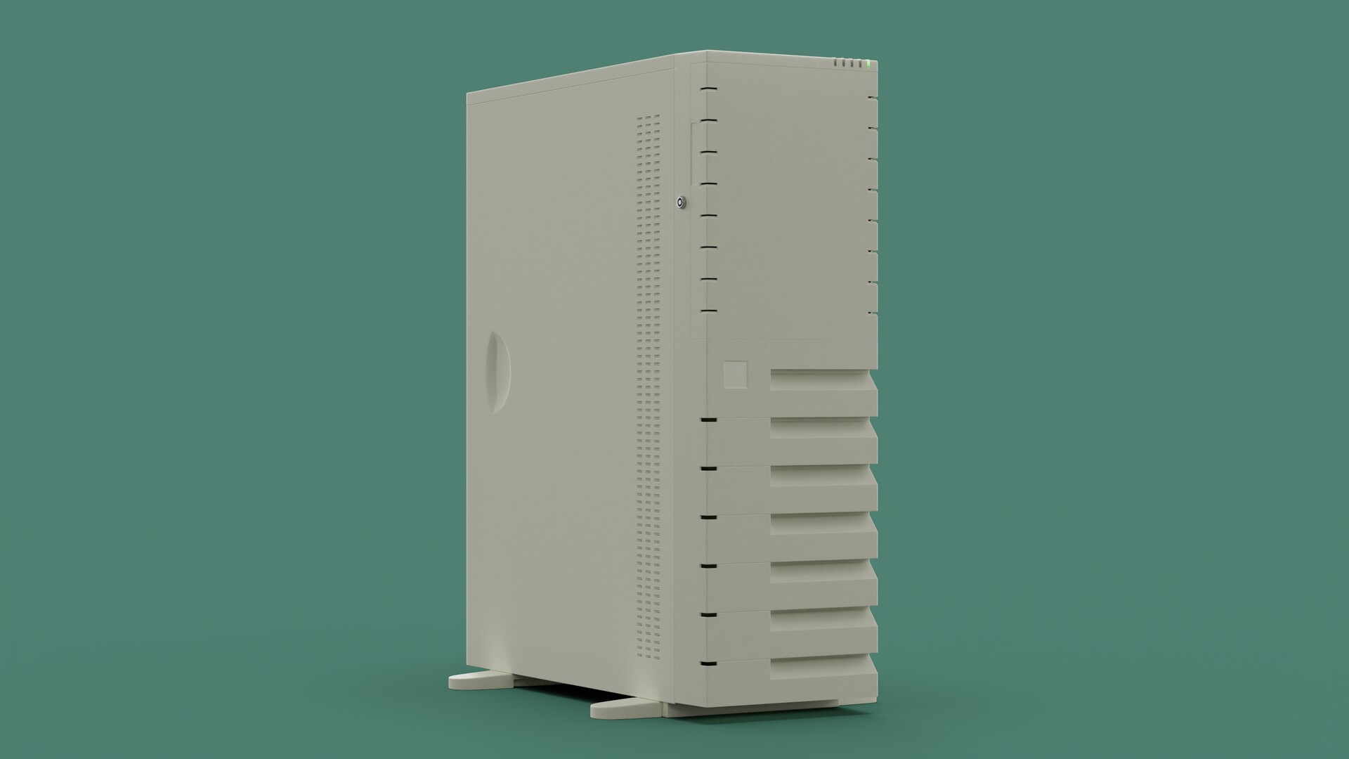 ArtStation - Q2000 - Retro Computer Tower