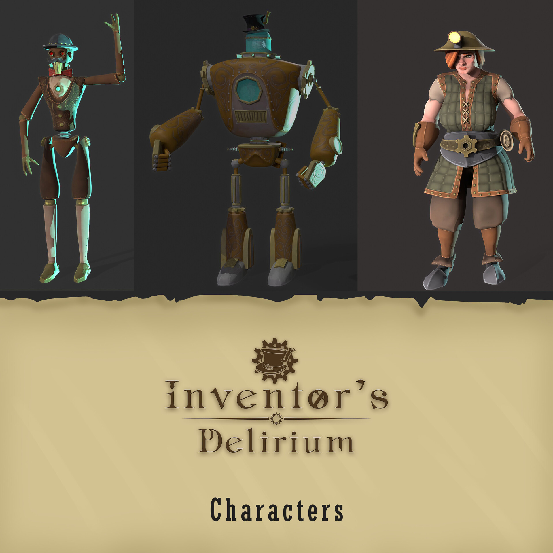 ArtStation - Inventor's Delirium: Characters