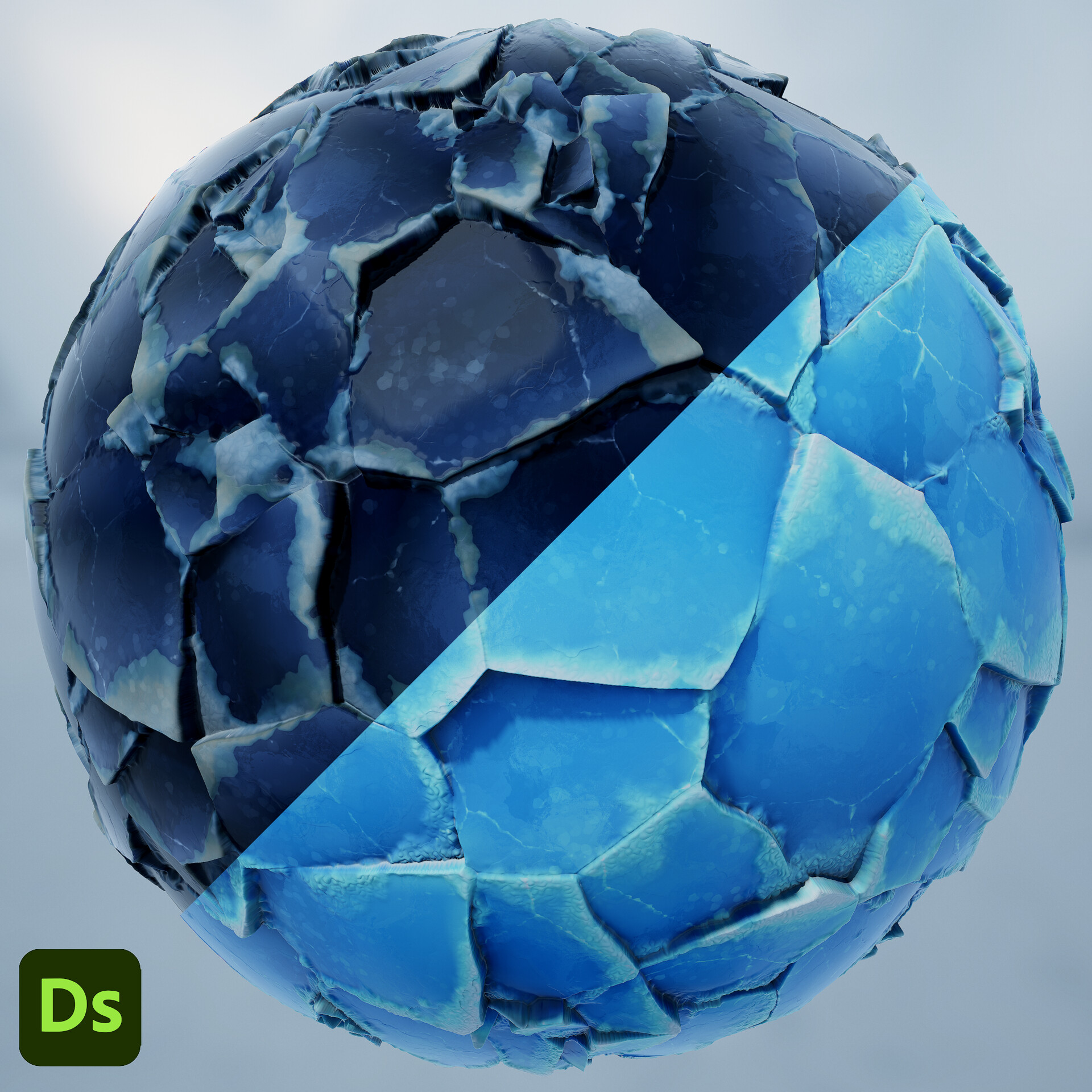 ArtStation - Frozen Lake Material