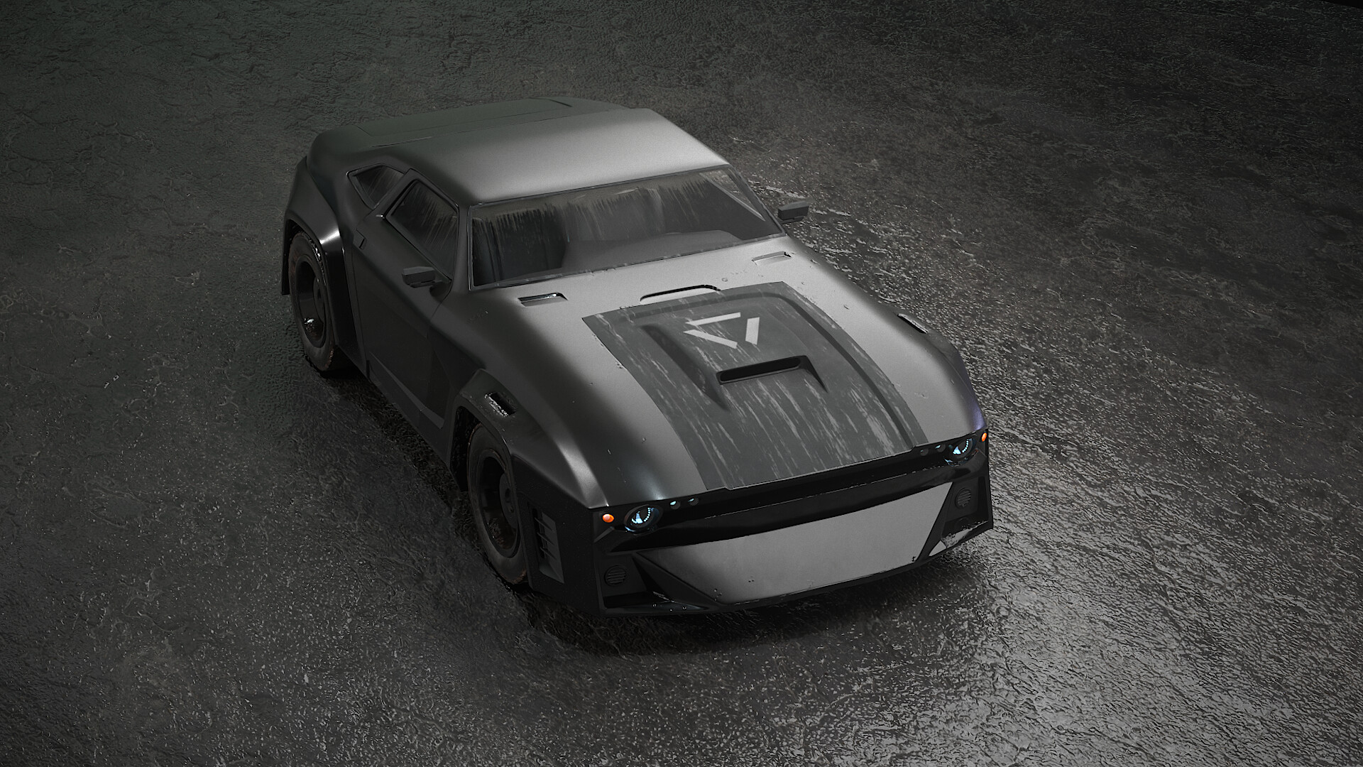 ArtStation - muscle car