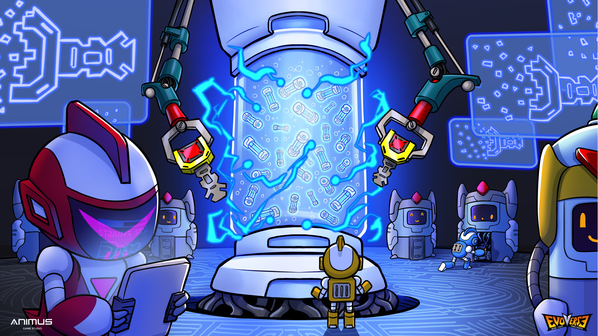 Animus Game Studio - Art Portfolio - Evoverse - Staking