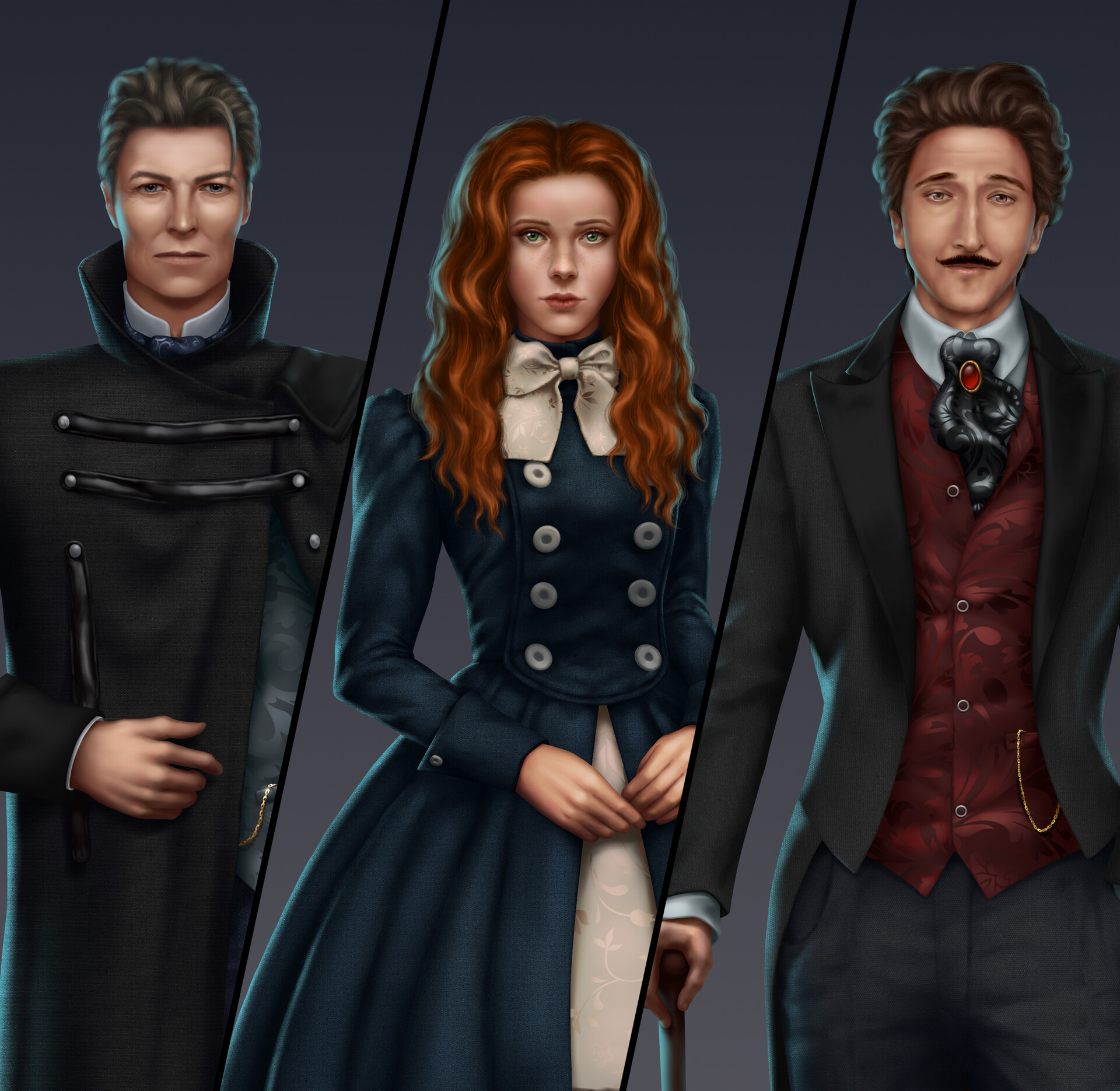 ArtStation - Realistic characters for the novel