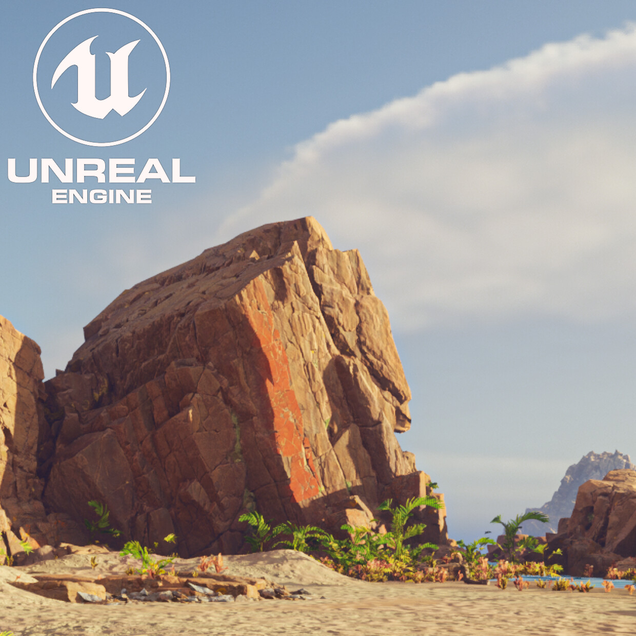 ArtStation - Unreal Engine 5 Island (Speed Level Art)