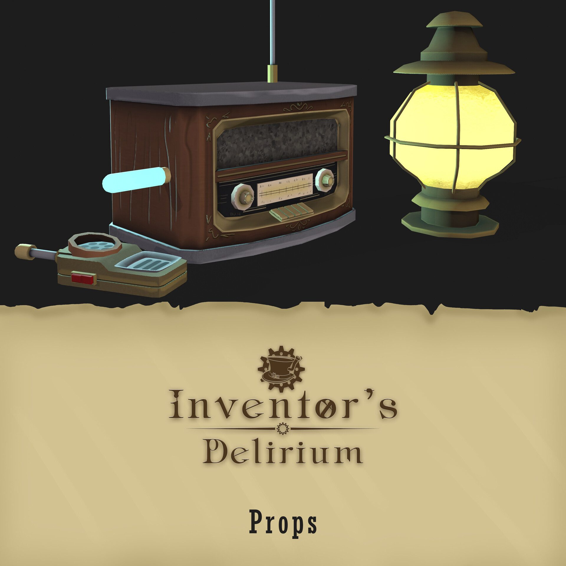 ArtStation - Inventor's Delirium: Props