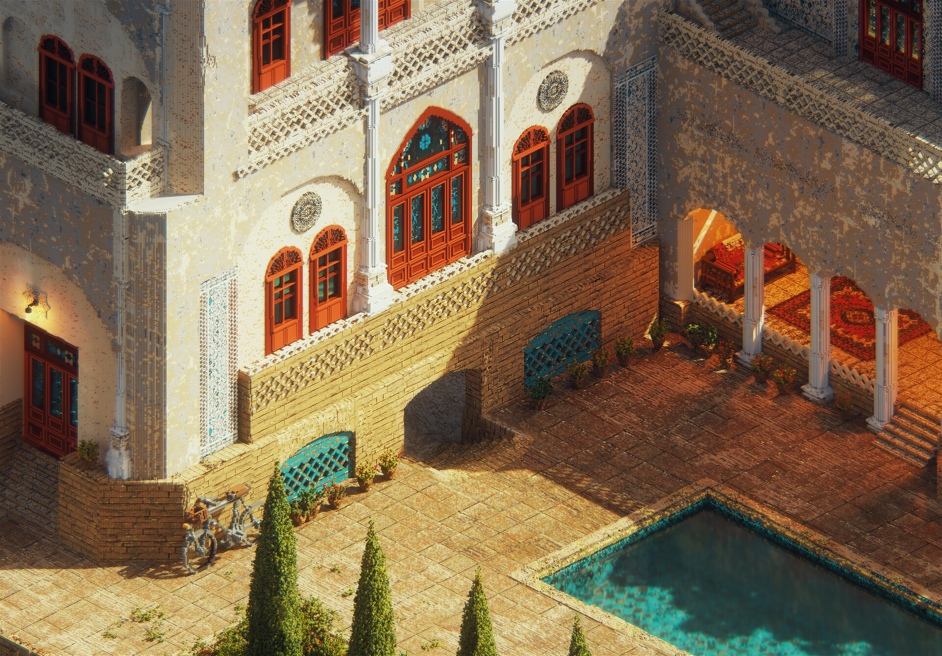 MadMaraca | Voxel Art & 3D Worlds - Persian House No.11