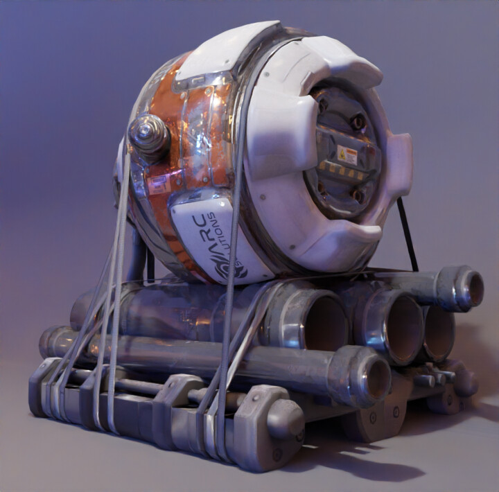 ArtStation - Low Poly Machine