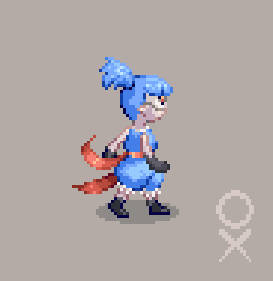 ArtStation - Valerie Pixel Walk Cycle