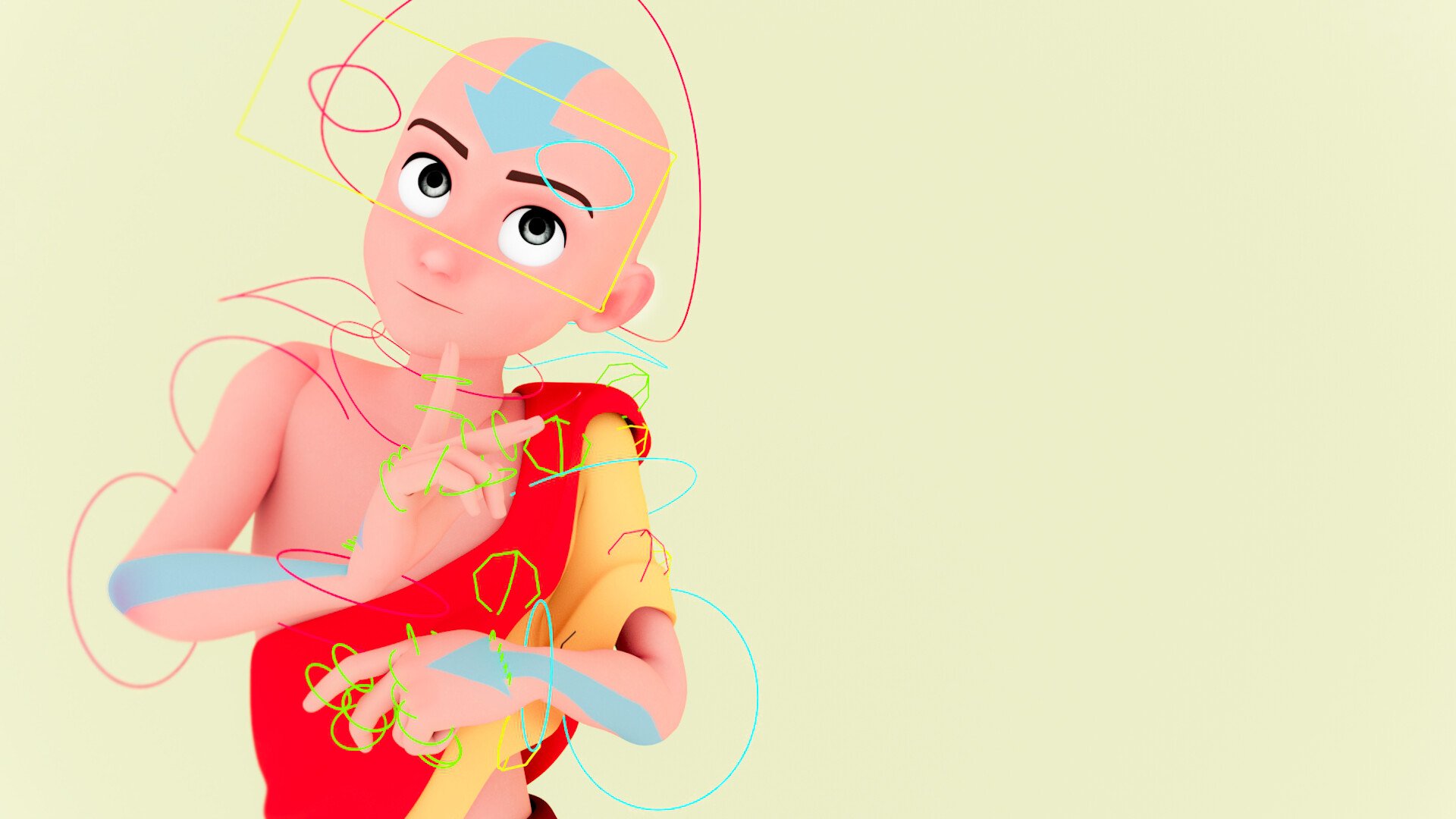 ArtStation - Avatar Aang - Free Rig