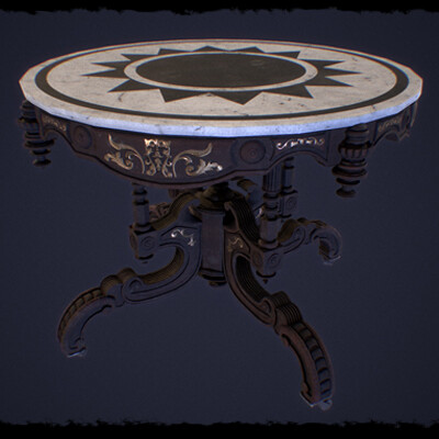 ArtStation - Victorian table