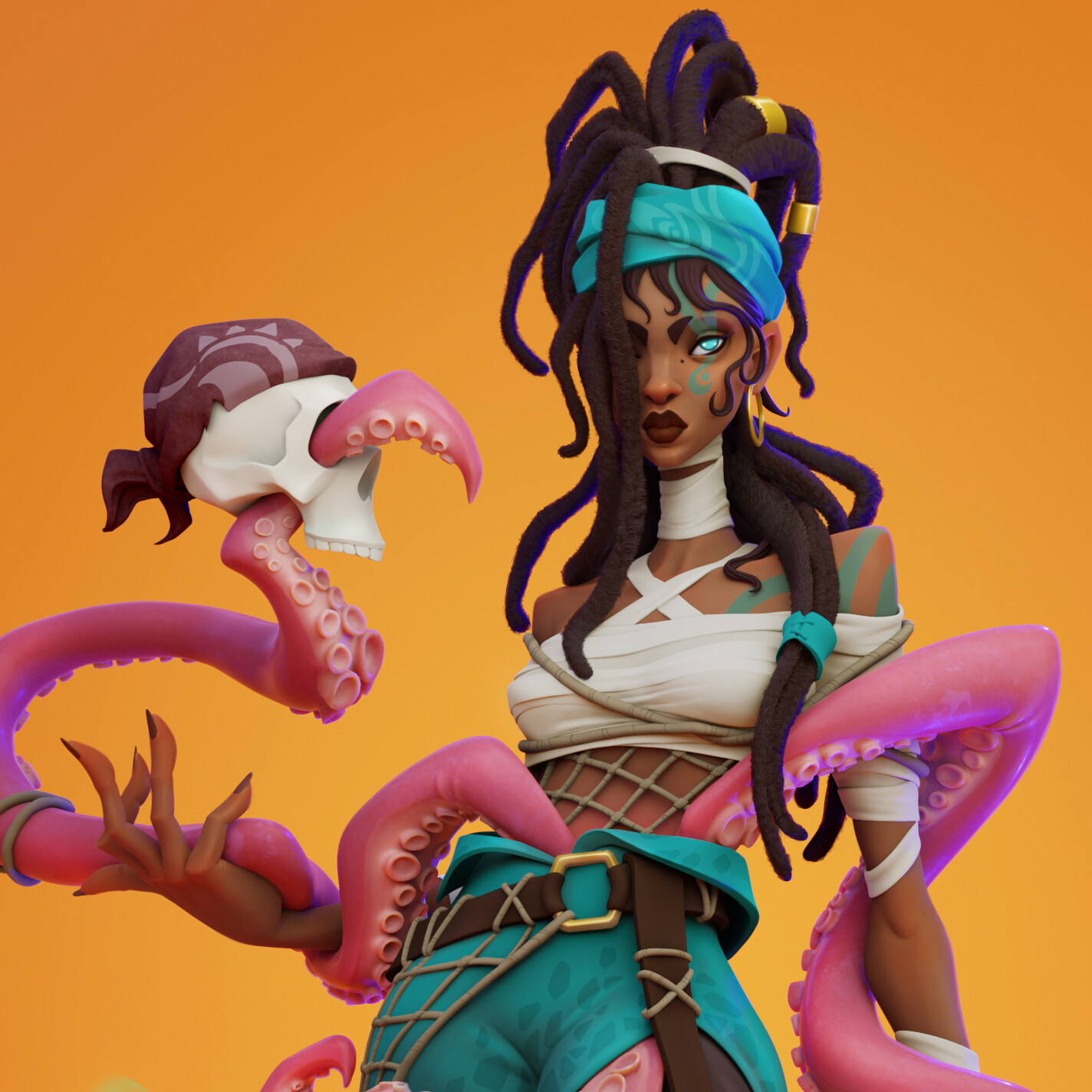 Lala Fuchs - Stylized Character - Practice