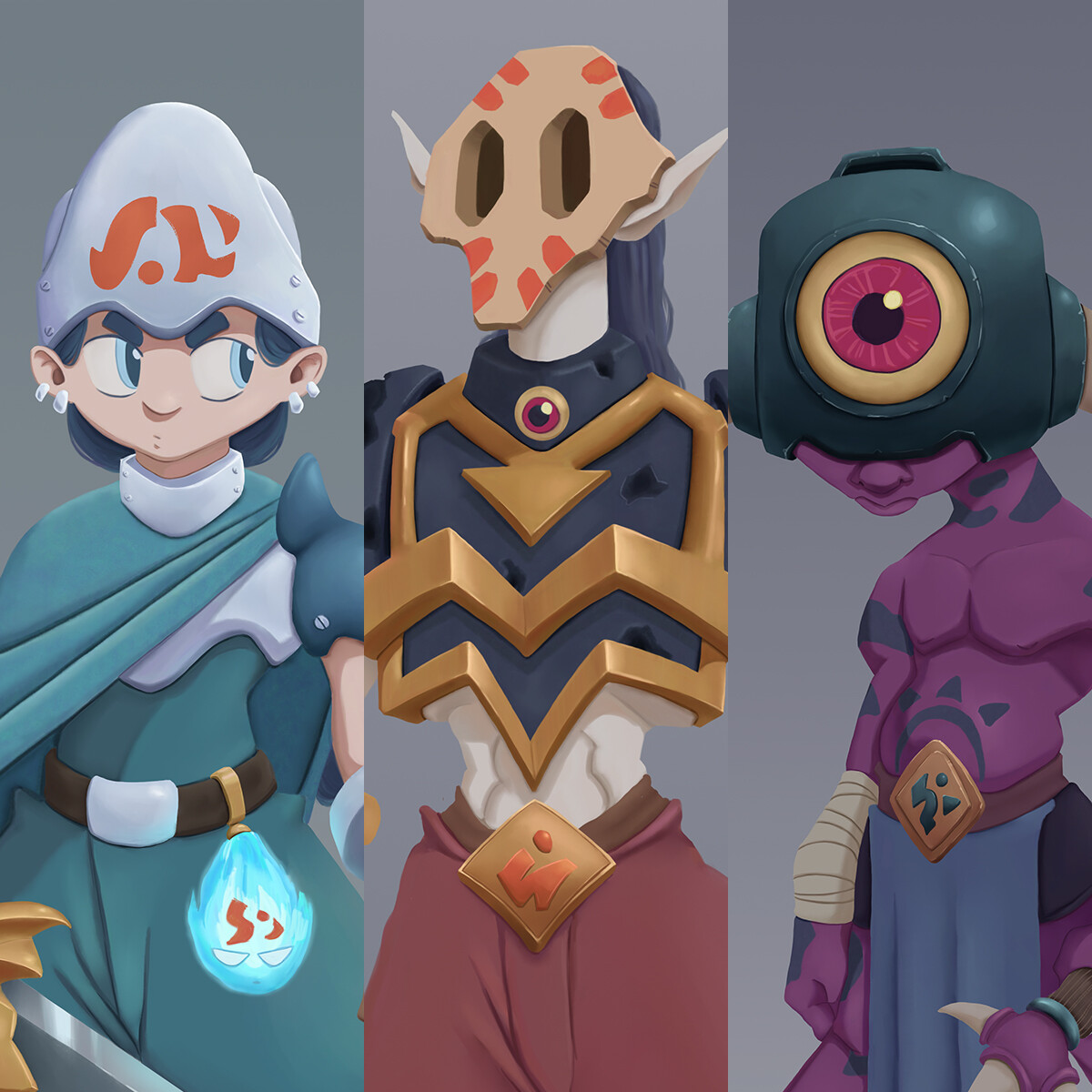 ArtStation - Magic and Demons - Character Concepts