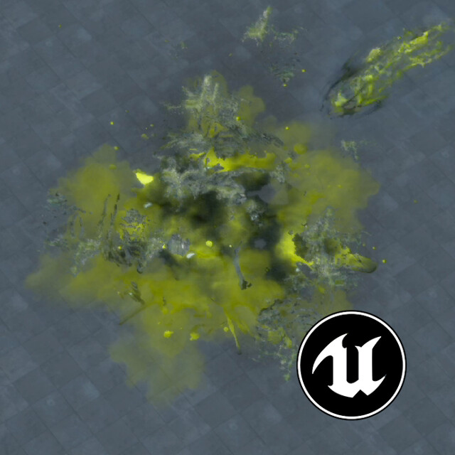 ArtStation - Poison Vomit Projectile - Unreal Engine