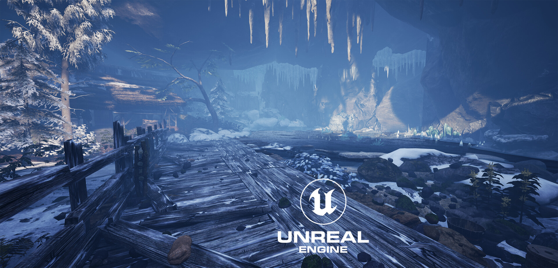 ArtStation - Freezing medieval cave