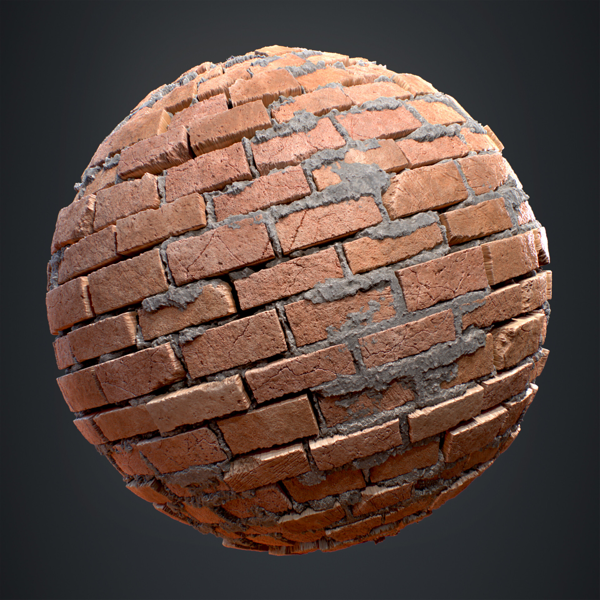 ArtStation - Realistic Brick Wall