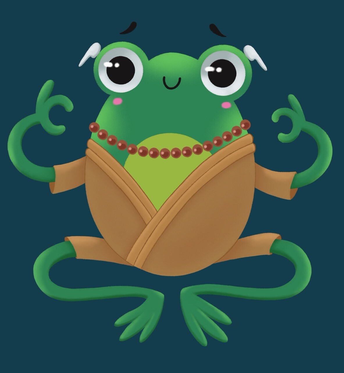 ArtStation - Zen frog