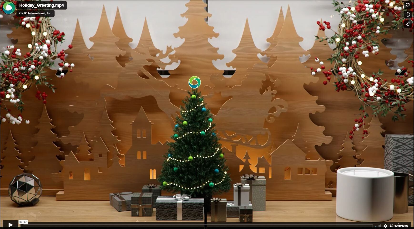 ArtStation - Christmas Particle Animation