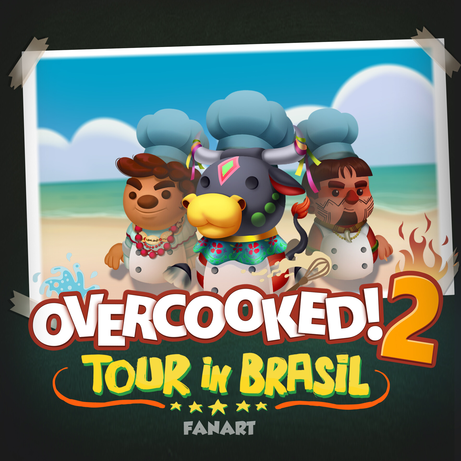 ArtStation - FANART DLC OVERCOOKED 2 / CHARACTER DESIGN
