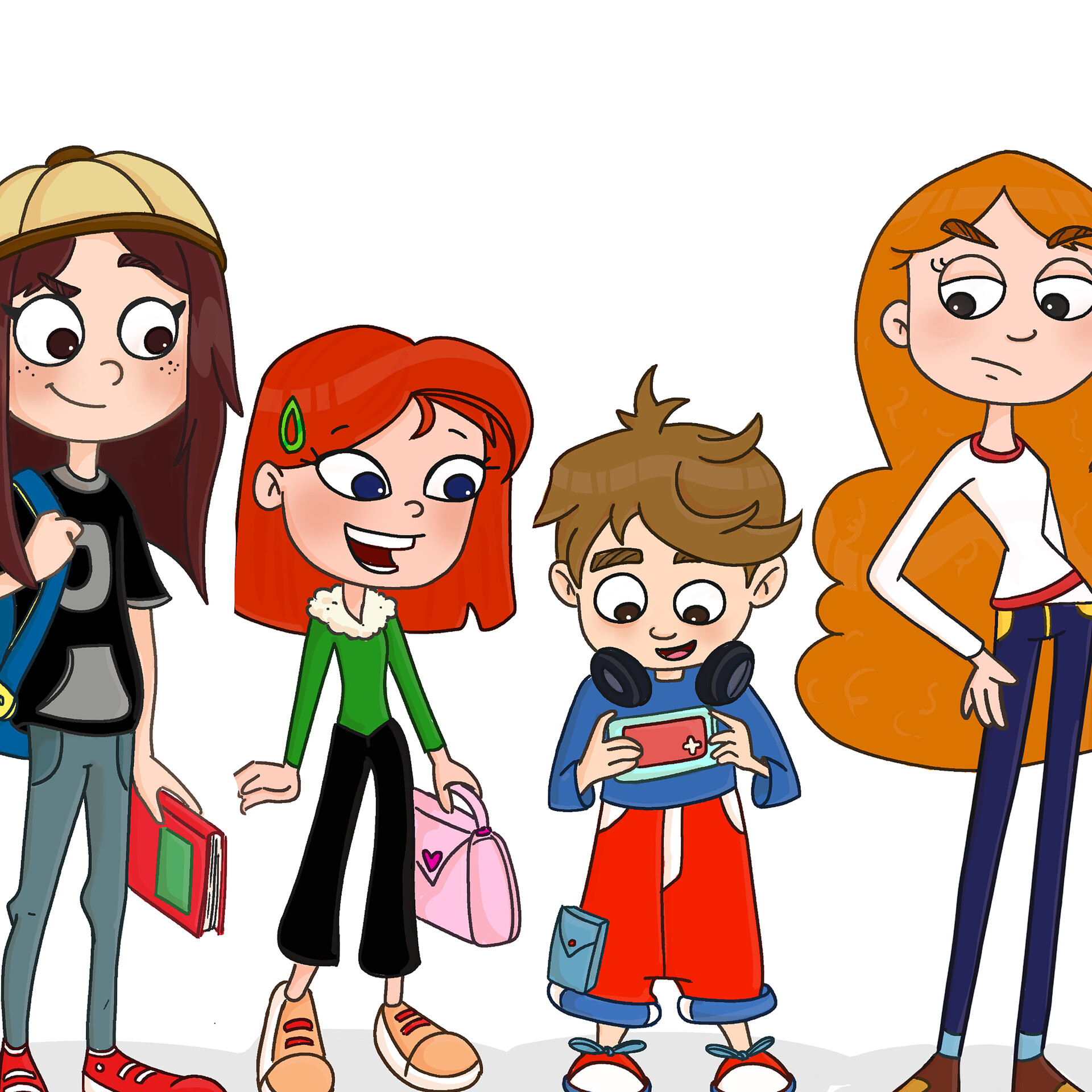 ArtStation - Tree house family character design concept art