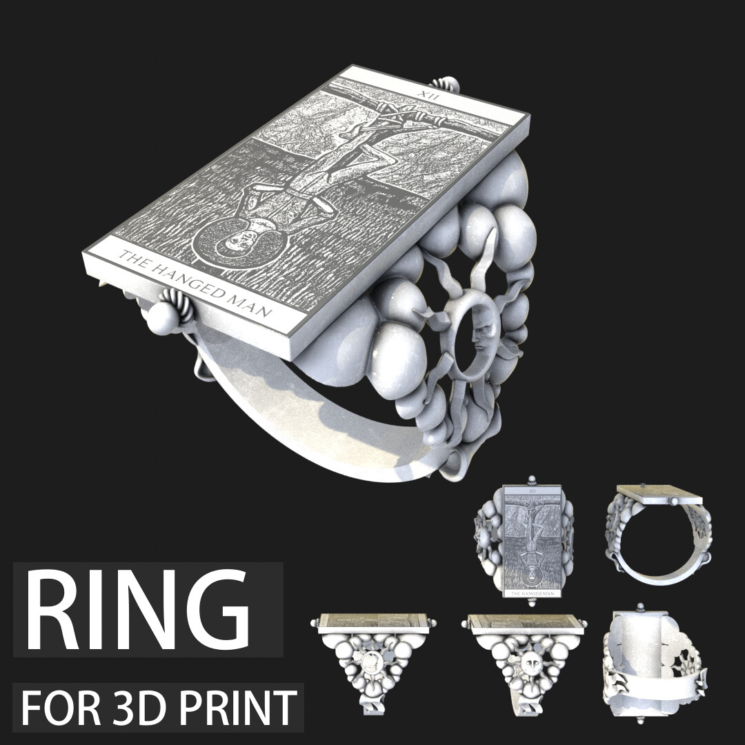 ArtStation - Taro ring 3d print