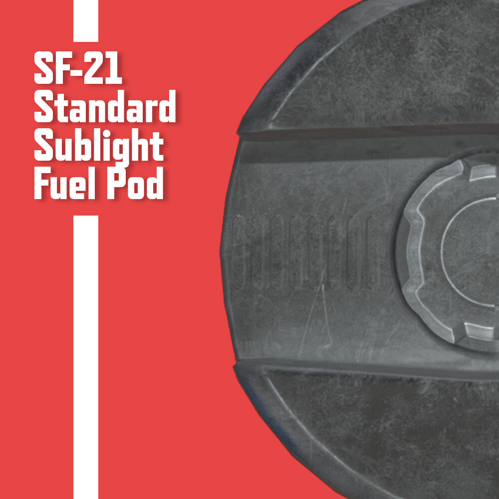 ArtStation - SF-21 Standard Sublight Fuel Pod