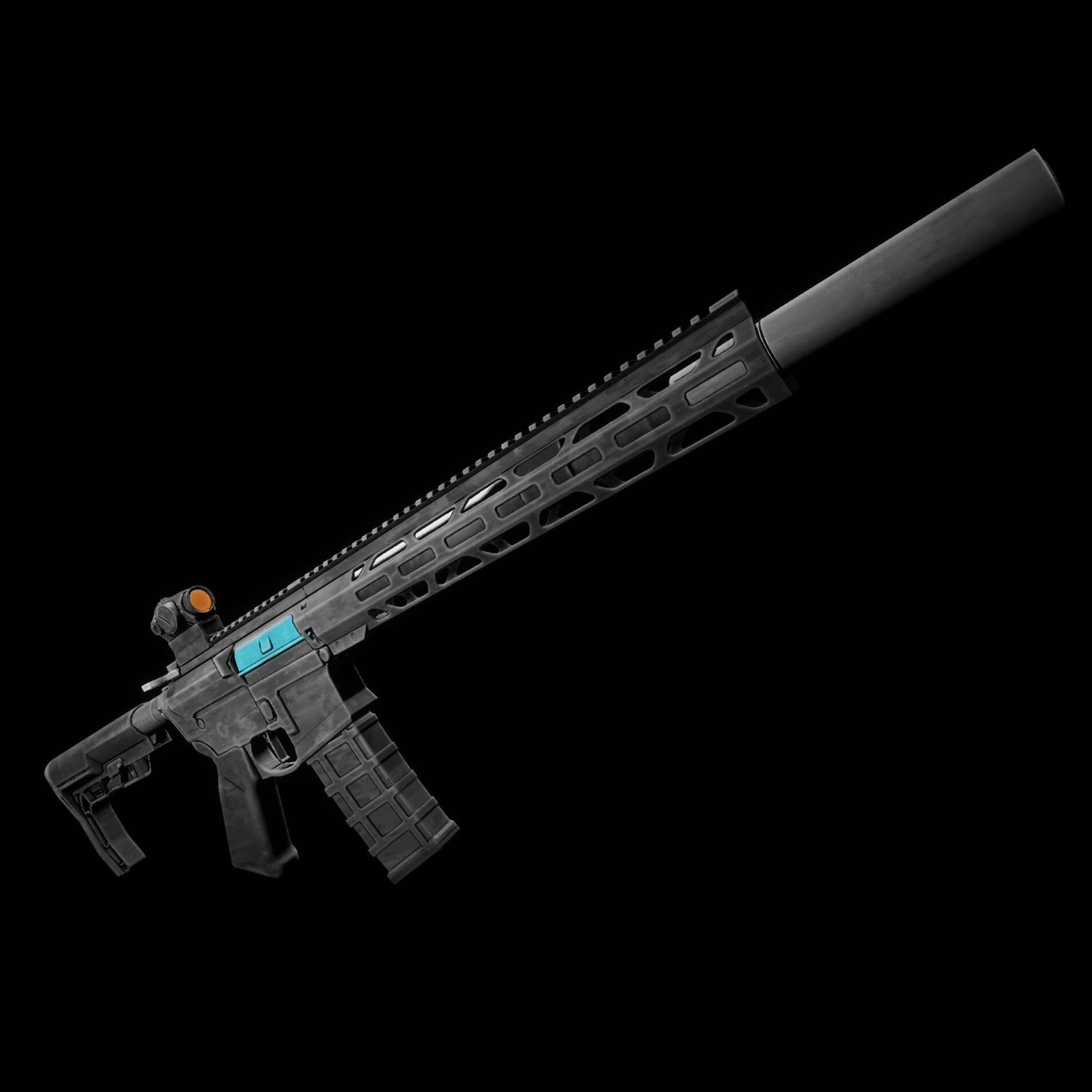 ArtStation - Stylised AR-15