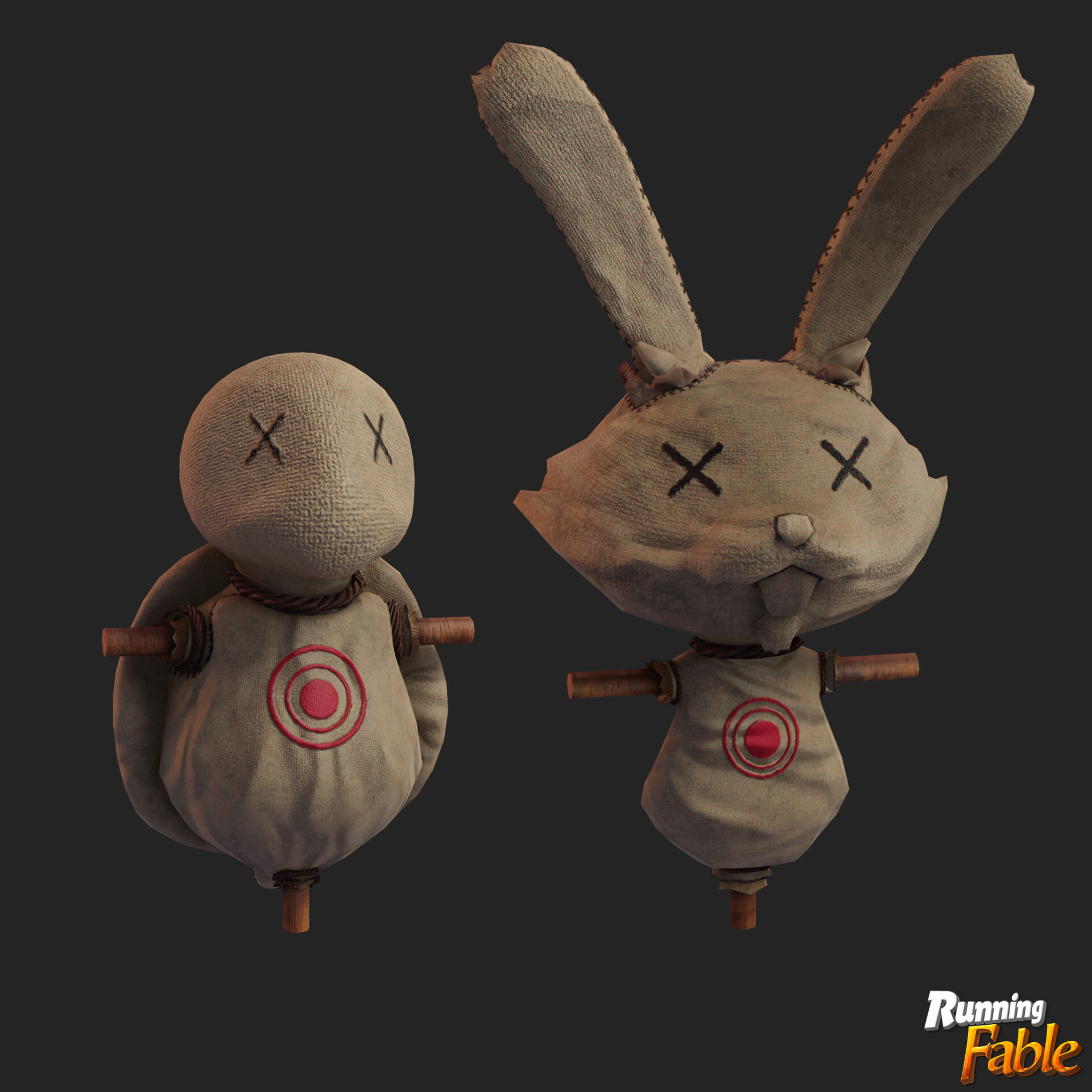 ArtStation - Training Dummies - Running Fable