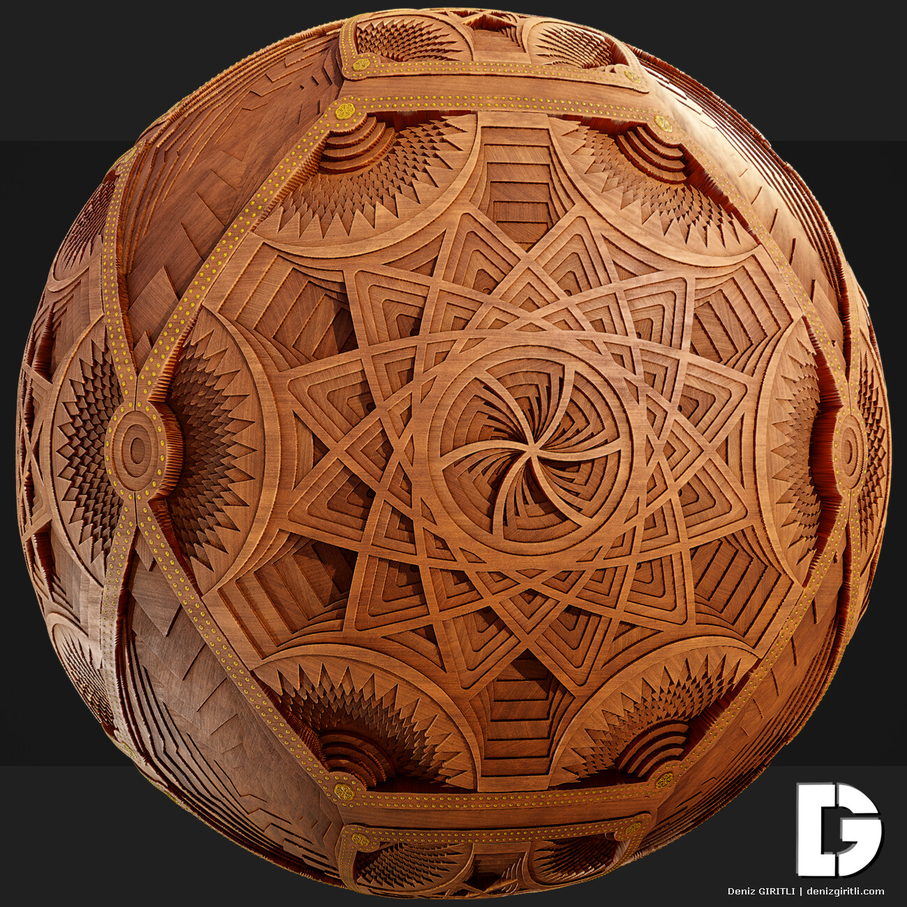 ArtStation - Wooden Ceiling Material - Substance Designer
