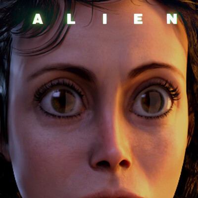 ArtStation - Ellen Ripley | ALIEN | Cartoon | WIP