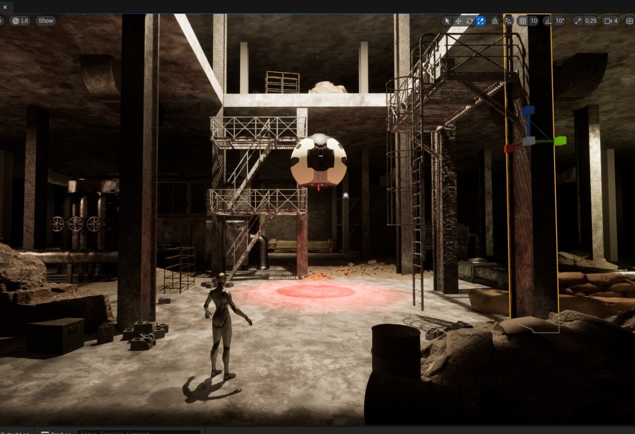 ArtStation - Factory location - First experience Unreal Engine 5