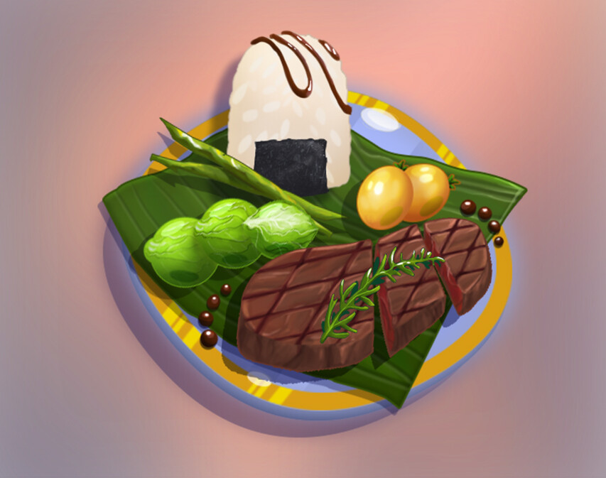 ArtStation - Food asset, game item.