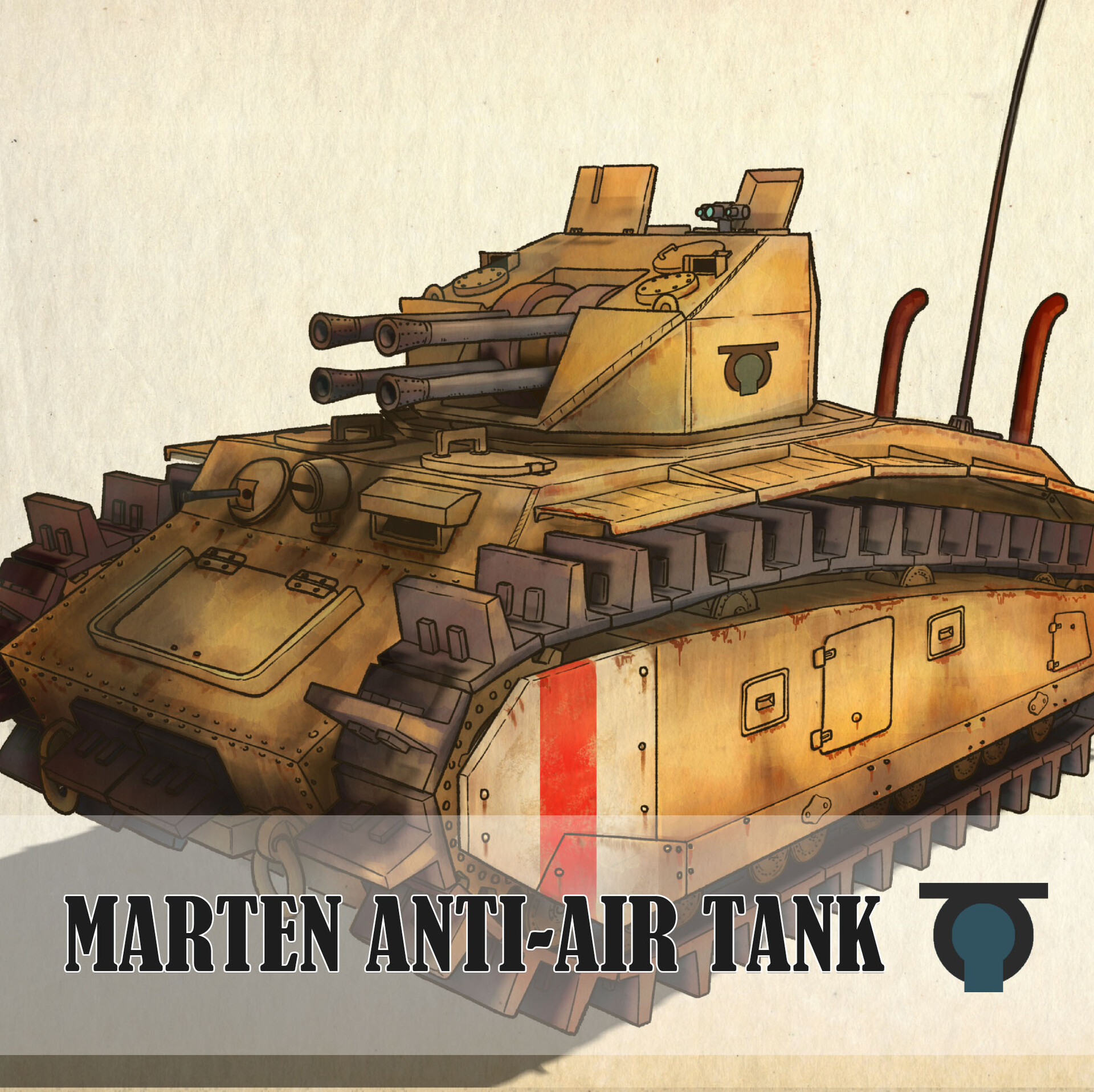 ArtStation - Marten Anti-Air Tank