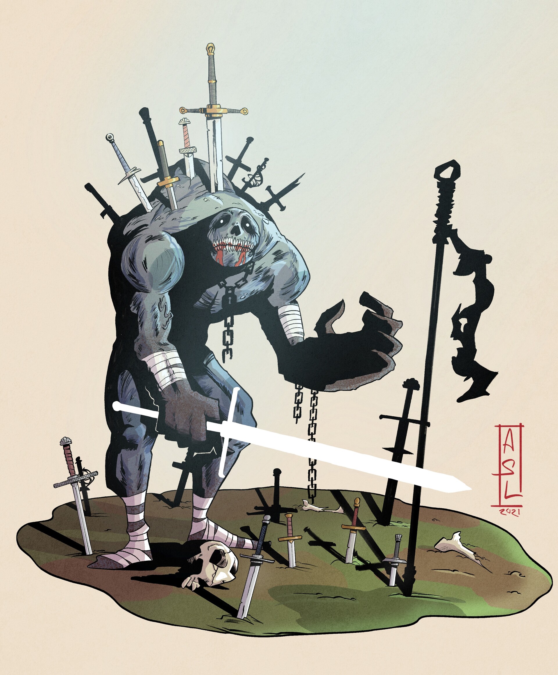 ArtStation - Sword - Cursed Relics 2021