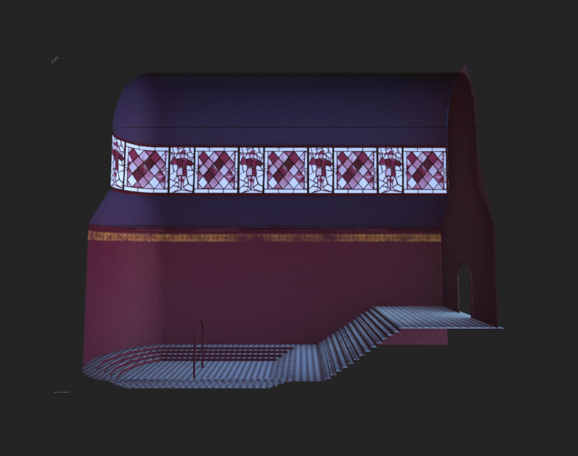 ArtStation - Stained Glass Room