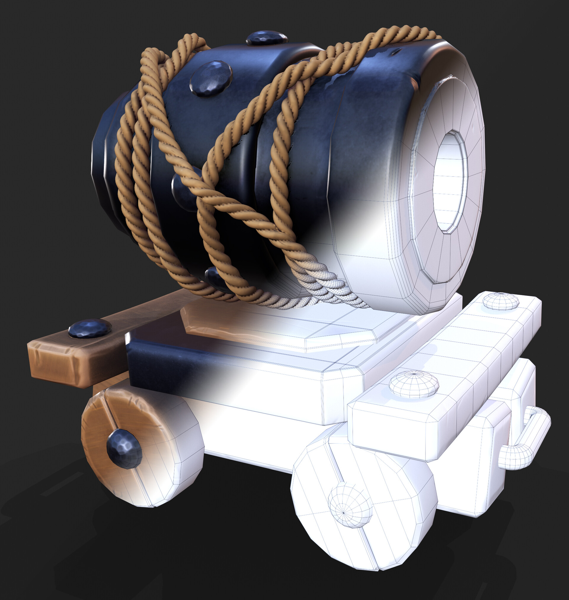 ArtStation - Stylized cannon