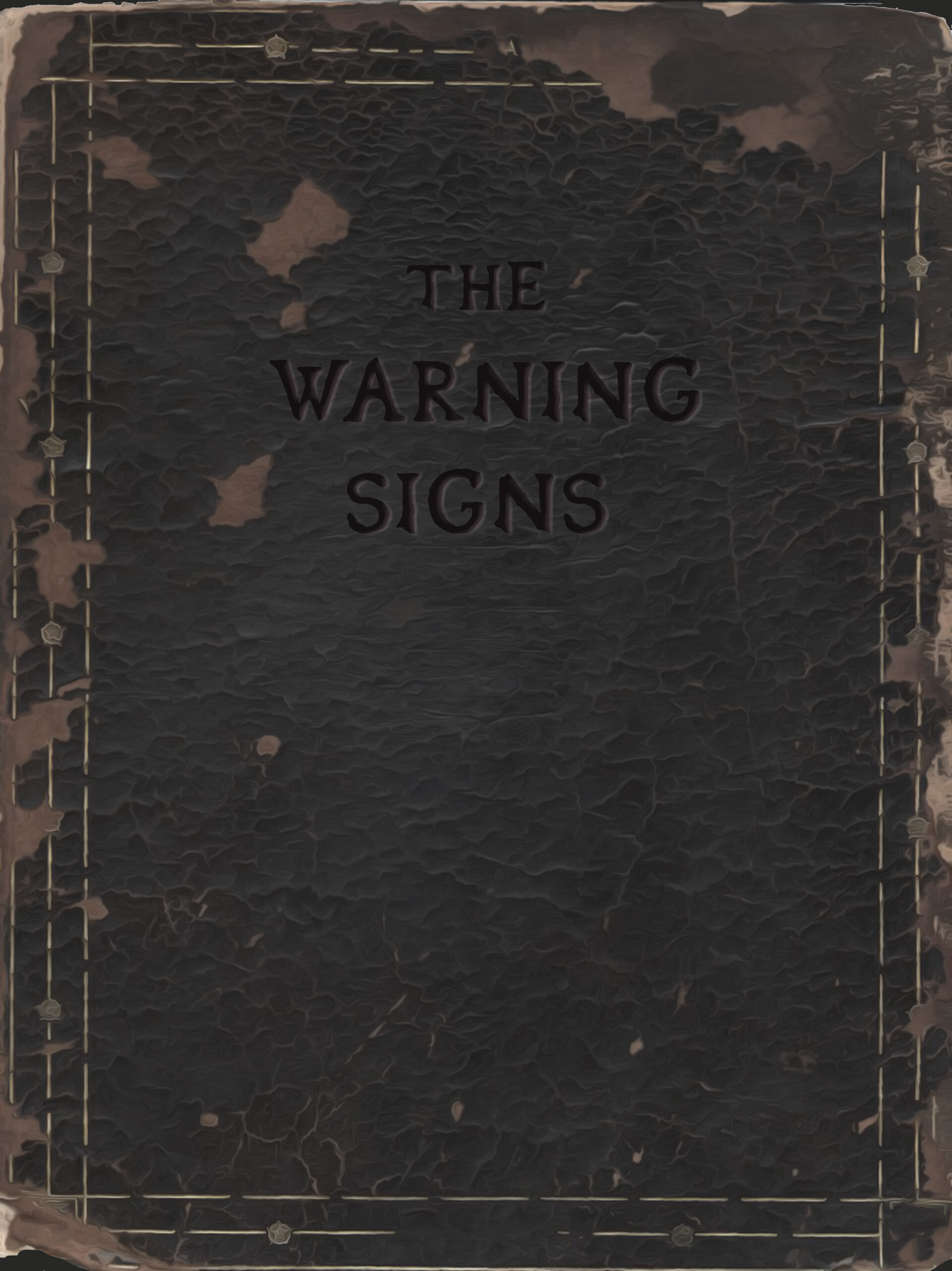 ArtStation - The Warning Signs - Comic (Unfinished project)