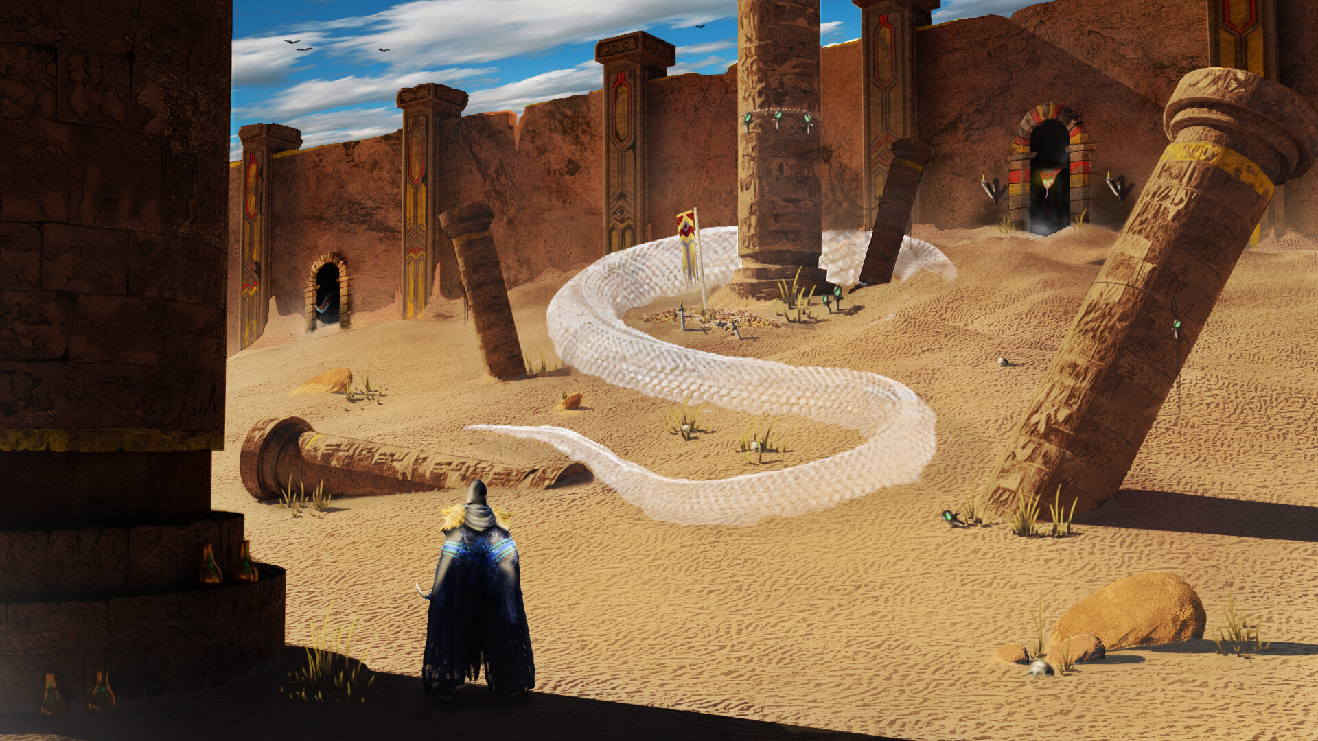 ArtStation - Desert Snake Shrine